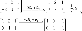 Matrix Row Operations: Examples